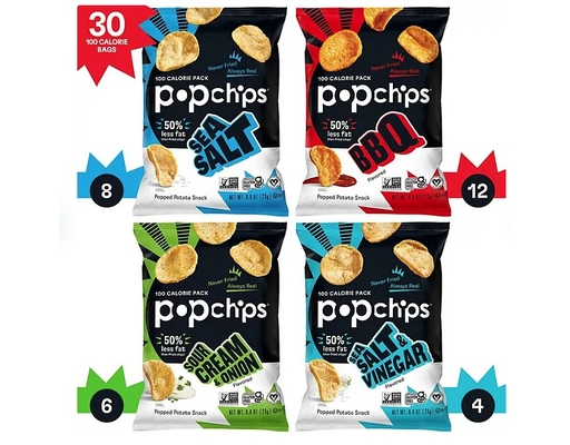 Popchips Variety Pack 0.8 oz (30-pk)