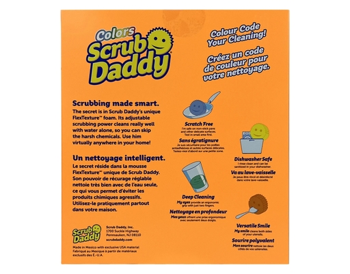 Scrub Daddy FlexTexture Scrubber Sponge, 8 count