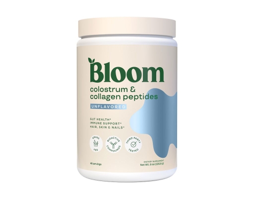 Bloom Nutrition Colostrum & Collagen Peptides, 0.64 lbs.