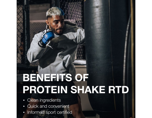 RAW Protein 30g Protein Shake, Chocolate, 12 ct.