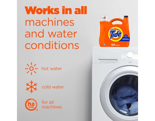 Tide Ultra Concentrated Liquid Laundry Detergent Original 170