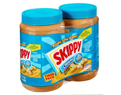 Skippy Creamy Peanut Butter Original 48 oz (2-pk)