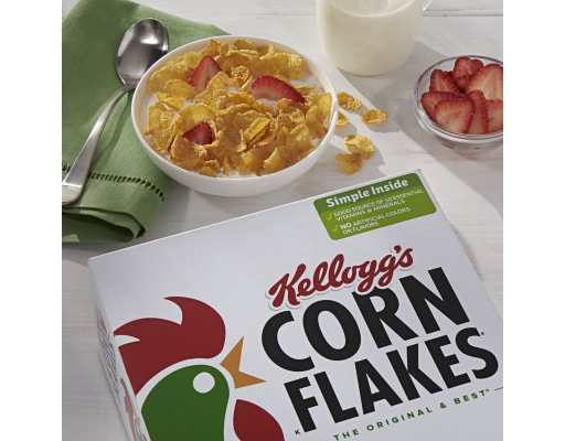 corn flakes box