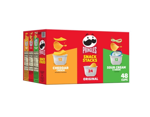 Pringles Snack Stacks Cups Variety Pack 48 ct