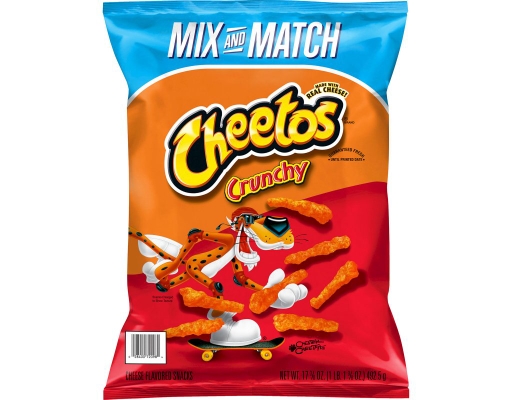 Cheetos Crunchy Cheddar Cheese Snacks, 17.37 oz.