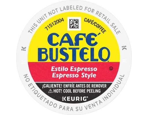 Cafe Bustelo Coffee Espresso Style Pods, Dark Roast, 80 count
