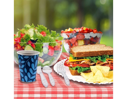 Super Strong Heavy-Duty Paper Plates, 9", 600 ct.