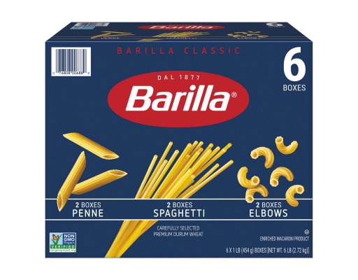 Barilla Pasta Variety Pack 16 oz (6-pk)