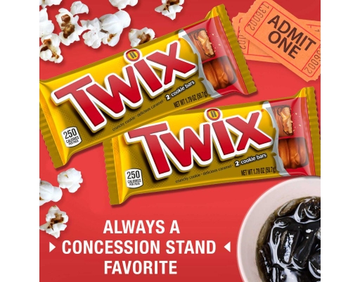 Twix Full Size Caramel Cookie Chocolate Bars 1.79 oz (36-pk)