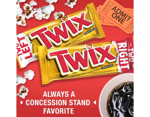 Twix Full Size Caramel Cookie Chocolate Bars 1.79 oz (36-pk)
