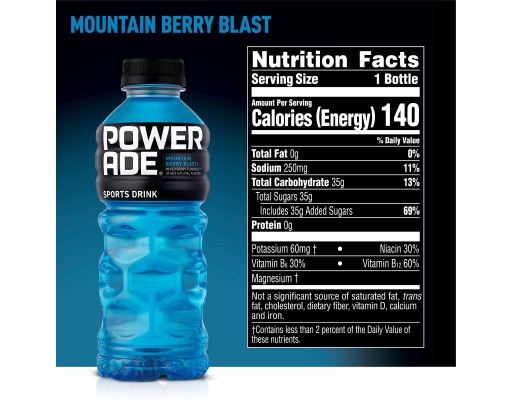Powerade Sports Drink Variety Pack 20 fl oz (24-pk)
