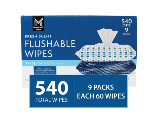wet wipes flushable