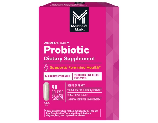 Member's Mark Women's Daily Probiotic Supplement Delayed Release