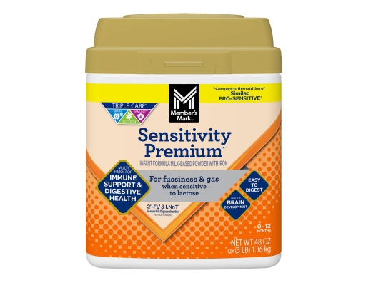 Member's Mark Sensitivity Premium Infant Formula with Iron 48 o