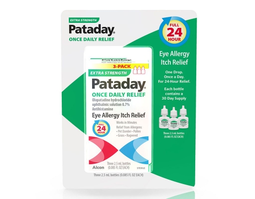 Pataday Extra Strength Eye Drops 0.085 fl oz (3-pk)