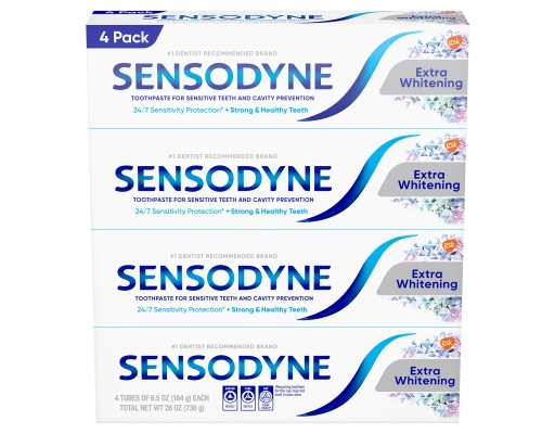 Sensodyne Toothpaste Extra Whitening 6.5 oz (4-pk)