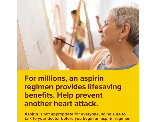 Bayer Aspirin 81mg Low-Dose Enteric Coated Tablets 400 ct