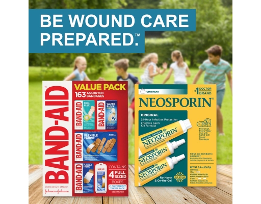 Band-Aid Adhesive Bandages Variety Pack 163 ct