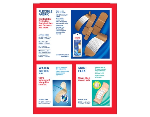 Band-Aid Adhesive Bandages Variety Pack 163 ct