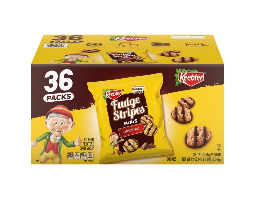 Keebler Fudge Stripes Mini Cookies 2 oz (36-pk)
