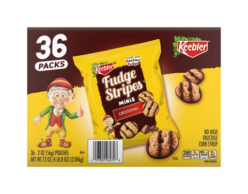 Keebler Fudge Stripes Mini Cookies 2 oz (36-pk)