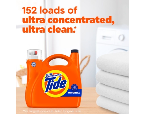 Tide Ultra Concentrated Liquid Laundry Detergent Original 170