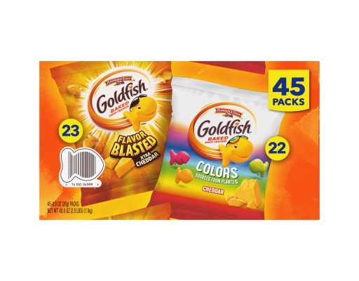 Pepperidge Farm Goldfish Crackers Variety Pack 0.9 oz (45-pk)