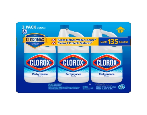 Clorox Performance Bleach 121 fl oz (3-pk)