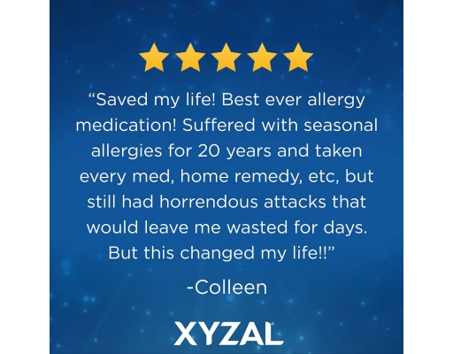 Xyzal 5mg Allergy Relief Tablets 55 ct (2-pk)