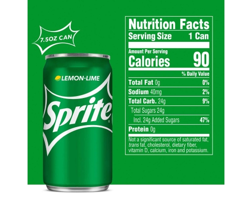 difference between soda and sprite