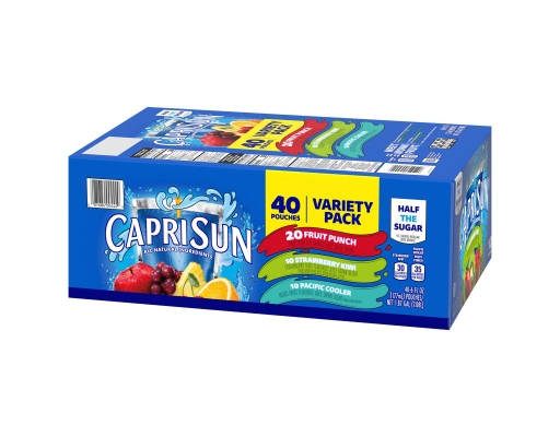 Capri Sun Juice Pouches Variety Pack 6 fl oz (40-pk)