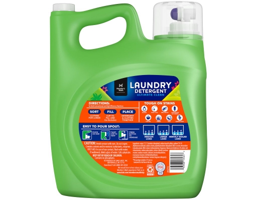 pour liquid detergent