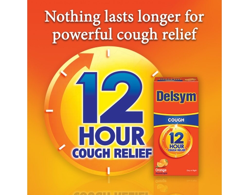 Delsym 12-Hr. Cough Relief Liquid, Orange, 5 fl. oz, 2 pk