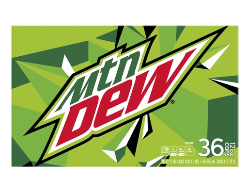 mtn dew cans