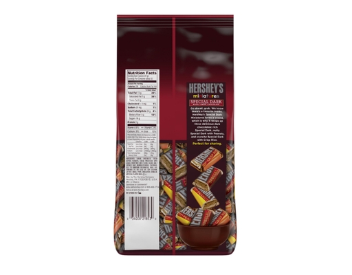 hershey's dark chocolate mini bars