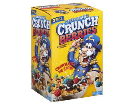 Cap'n Crunch's Crunch Berries Sweetened Corn & Oat Cereal 20 oz
