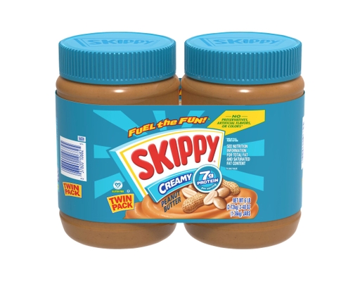 Skippy Creamy Peanut Butter Original 48 oz (2-pk)