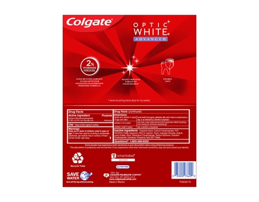 colgate optic white advanced