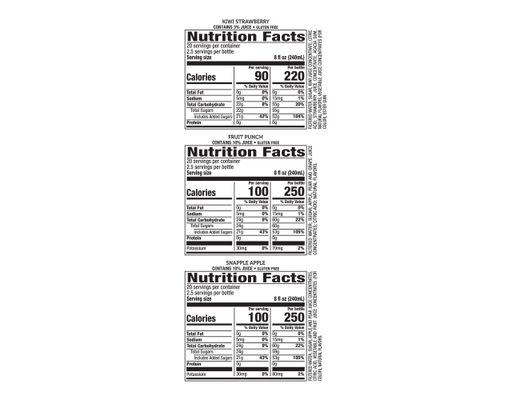 Snapple Juice Drink Variety Pack 20 fl oz (24-pk)