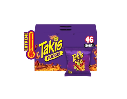 Takis Spicy Rolled Tortilla Chips Fuego 1 oz (46-pk)