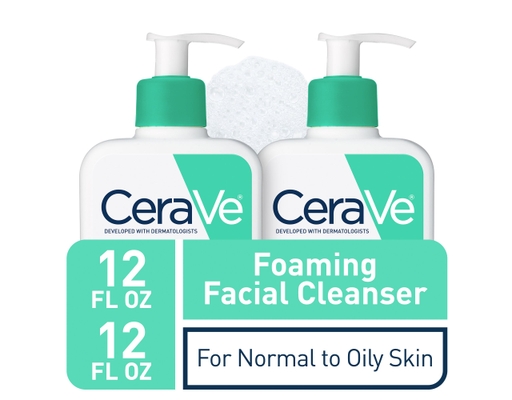 CeraVe Foaming Facial Cleanser 12 fl oz (2-pk)
