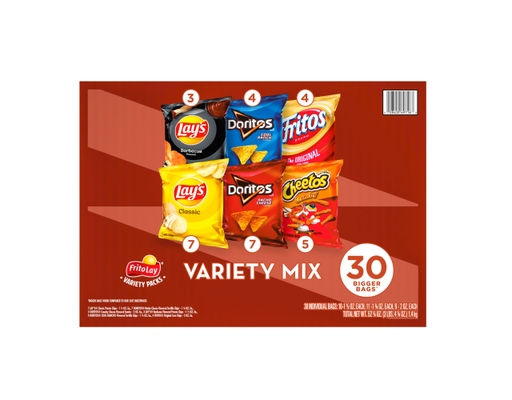 Frito-Lay Snack Mix, Variety Pack Chips, 30 ct