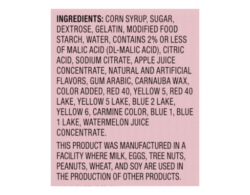 nerds candy ingredients