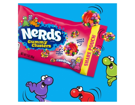 colorful candy with a gummy cluster