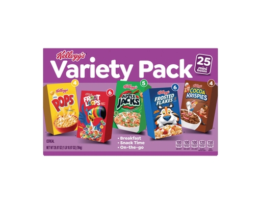 mini cereal selection