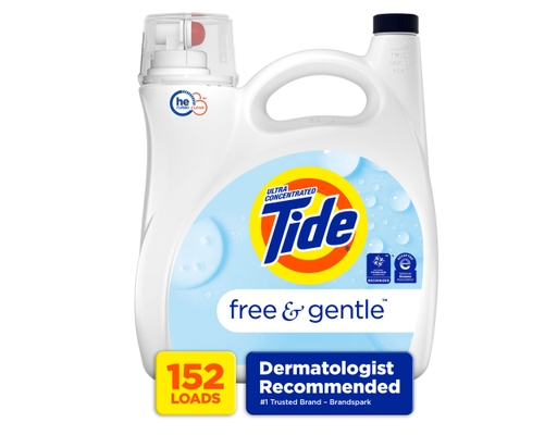 Tide Ultra Concentrated Liquid Laundry Detergent Free & Gent