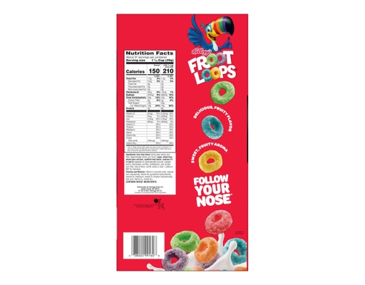 cereal box side