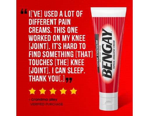 Bengay Ultra Strength Topical Analgesic Cream 4 oz (2-pk)
