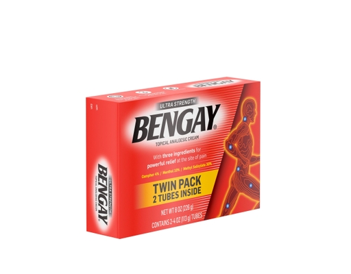 Bengay Ultra Strength Topical Analgesic Cream 4 oz (2-pk)