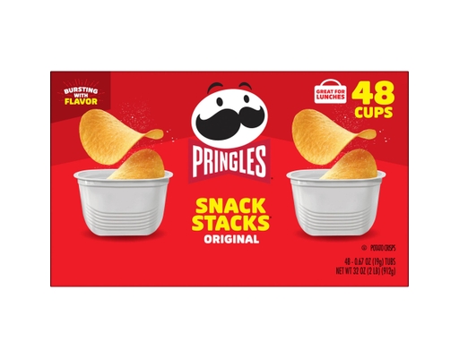 Pringles Snack Stacks Cups Original 0.67 oz (48-pk)